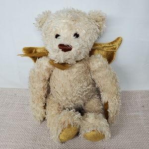Gund | Toys | Gund Angel Bear Gold Wings Bow Musical Plays Jesus Loves ...
